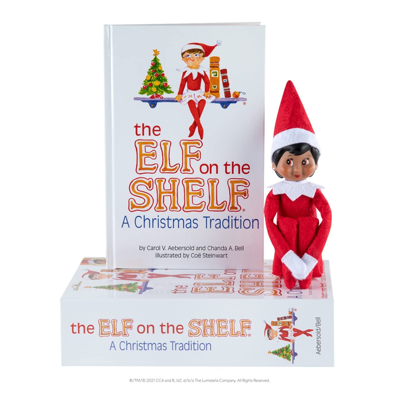 The Elf on the Shelf: A Christmas Tradition - Girl Scout Elf with Brown ...