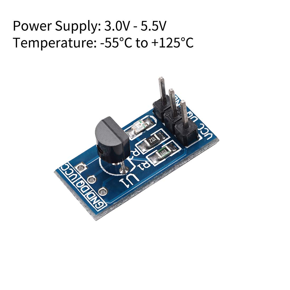 Ds18b20 Temperature Sensor Module Digital Rupture Sensor with Iic I2c for Arduino 2 Pieces ...