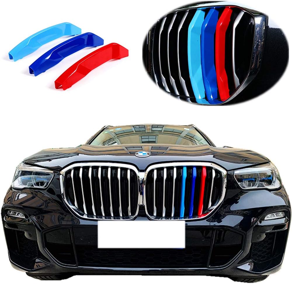 Exact Fit M Colored Grille Insert Trims For 2019 2020 BMW X5 G05 Exact Fit M Colored Grille Insert Trims For 2019 2020 BMW X5 G05