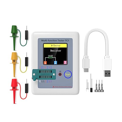 LCR Meter Transistor Meter, Aideepen LCR TC1 Multi-Function Component ...