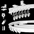 Amazon.com: KOLAKO Ceiling Curtain Track, Curtain Track Wall Mount ...