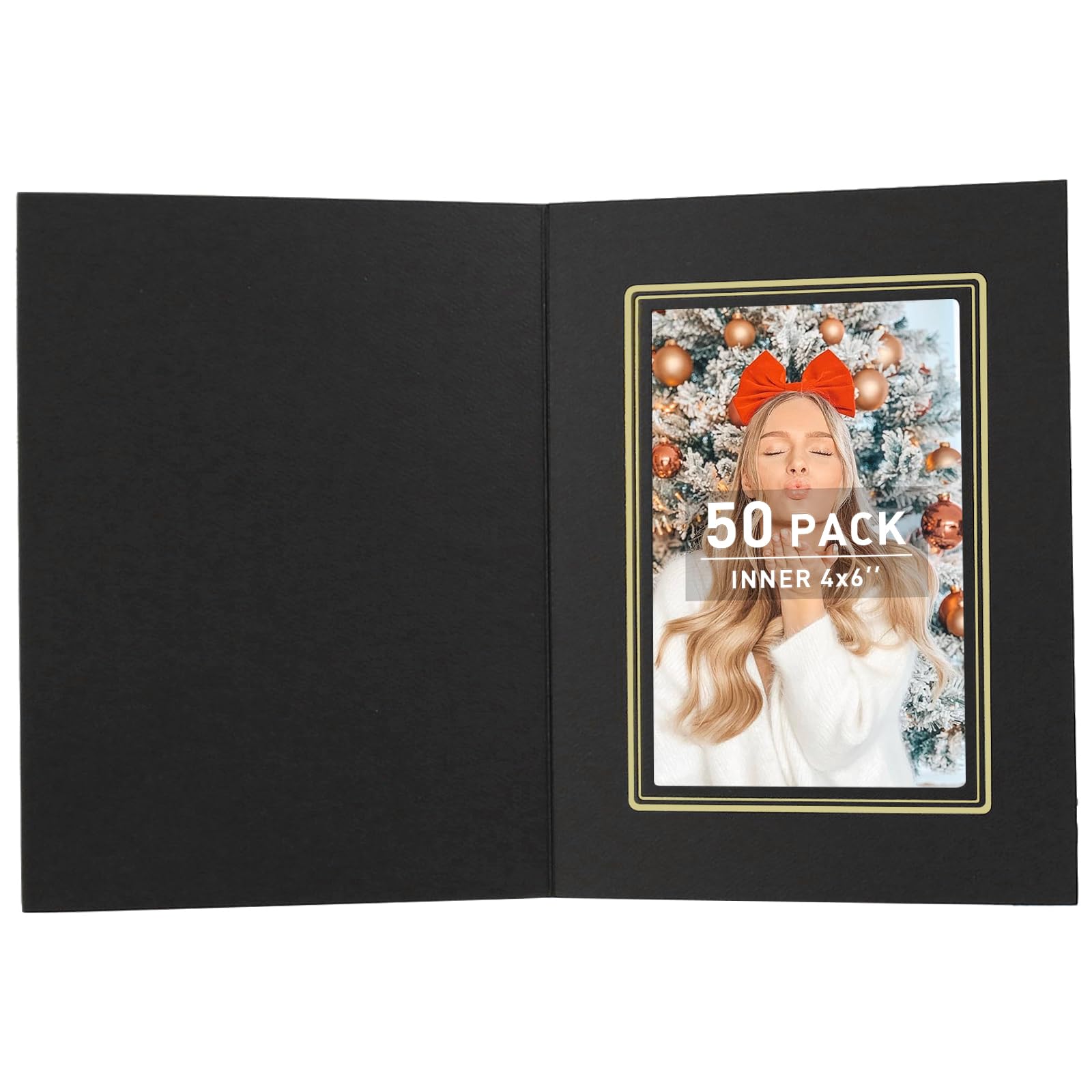 Golden State Art, Pack of 50, 4x6 Photo Folders, Cardboard Picture ...