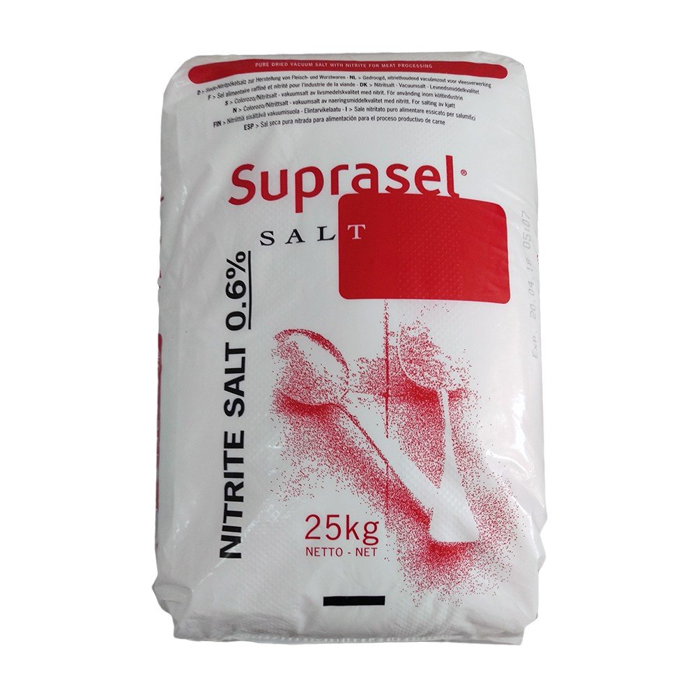 Suprasel Nitrite Salt 0,6% 25kg Beutel (Nitritsalz zum Pökeln): Amazon ...