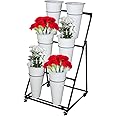 Amazon.com: Decorative Flower Display Stand with Buckets for Cut ...