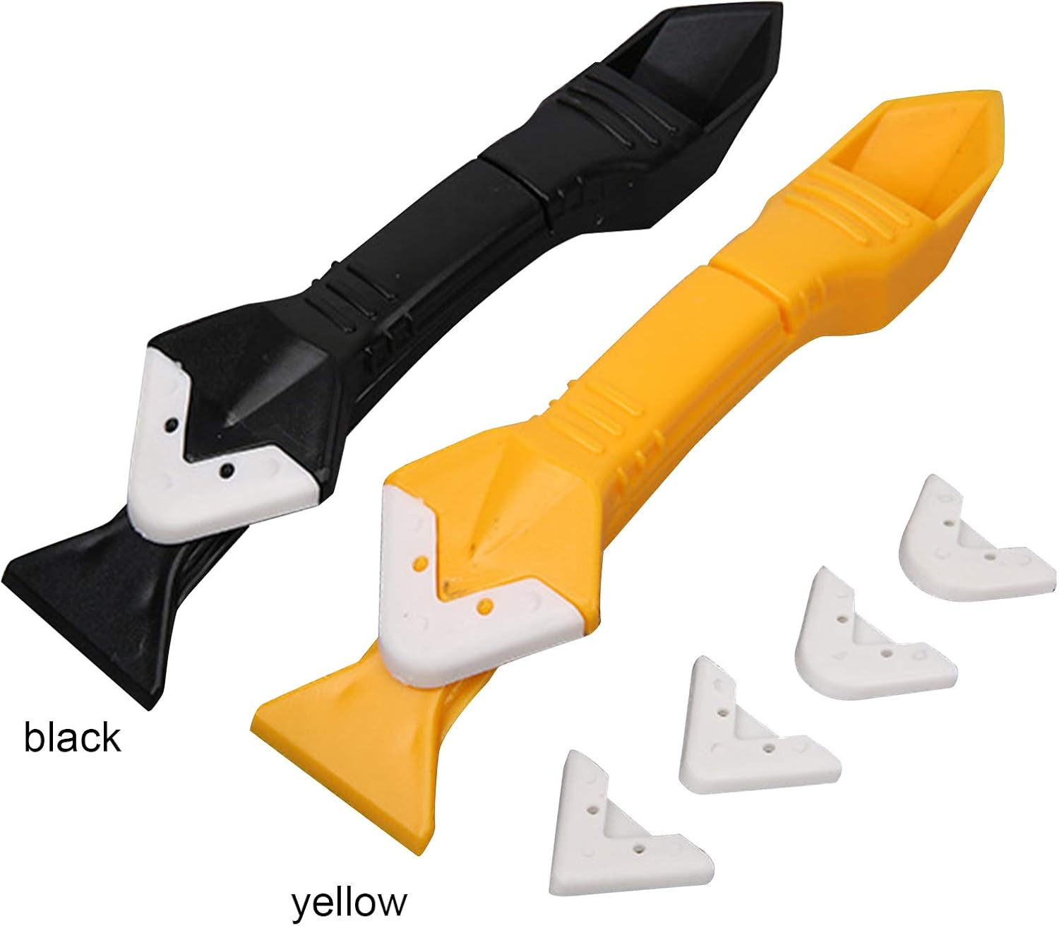 Glass Scraper Set,Marjory Glass Glue Angle Scraper 3 in 1 Caulking ...