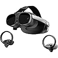 Amazon.com: HTC Vive XR Elite with Deluxe Pack — Mixed Reality and PC VR Headset + Controllers ...