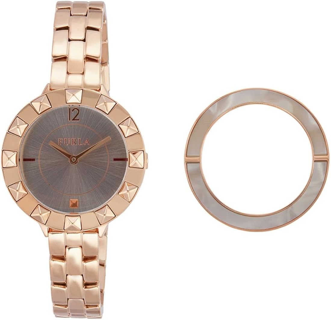 FURLA Womens Analogue Quartz Watch with Stainless Steel Strap ...