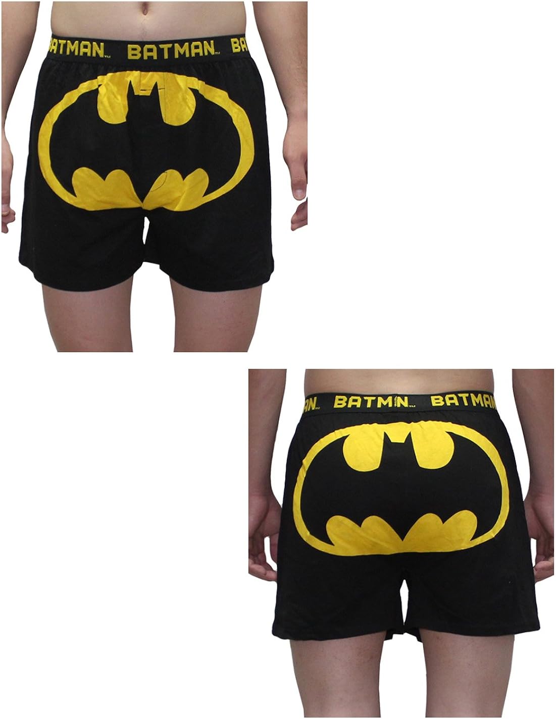 Amazon.com: Mens DC COMICS BATMAN Functional Open Fly Boxer Shorts ...