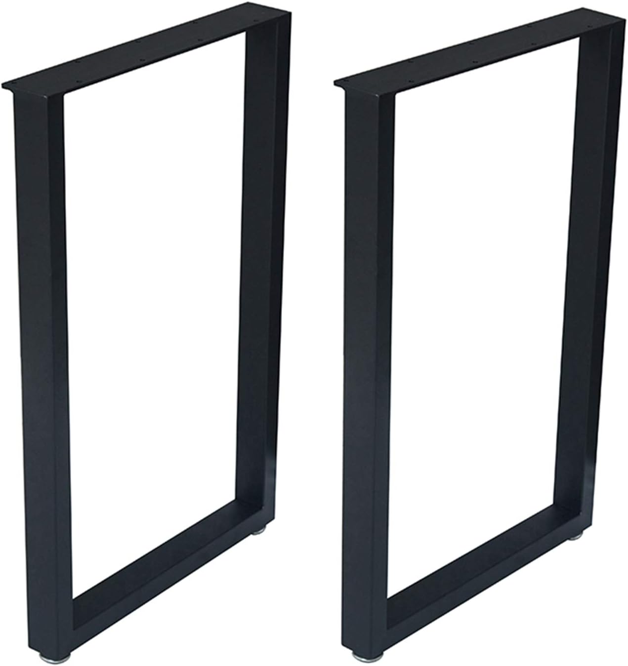 WFDERAN 2 Pack Industrial Simple Metal Furniture Legs 28” H x 17.7” W ...