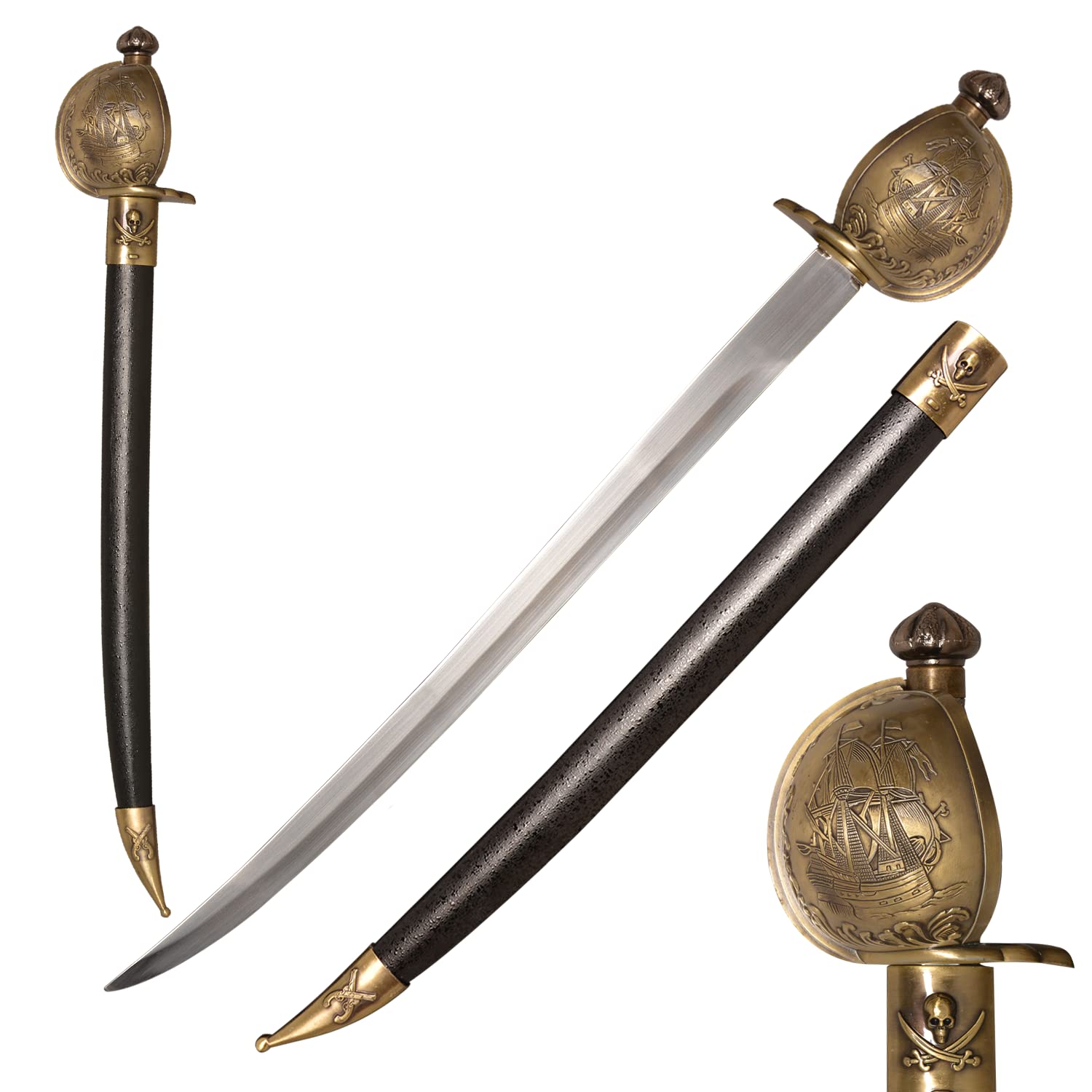 Mua 31.1" Metal Stainless Steel Caribbean Pirate Jack Sparrow's Cutlass ...