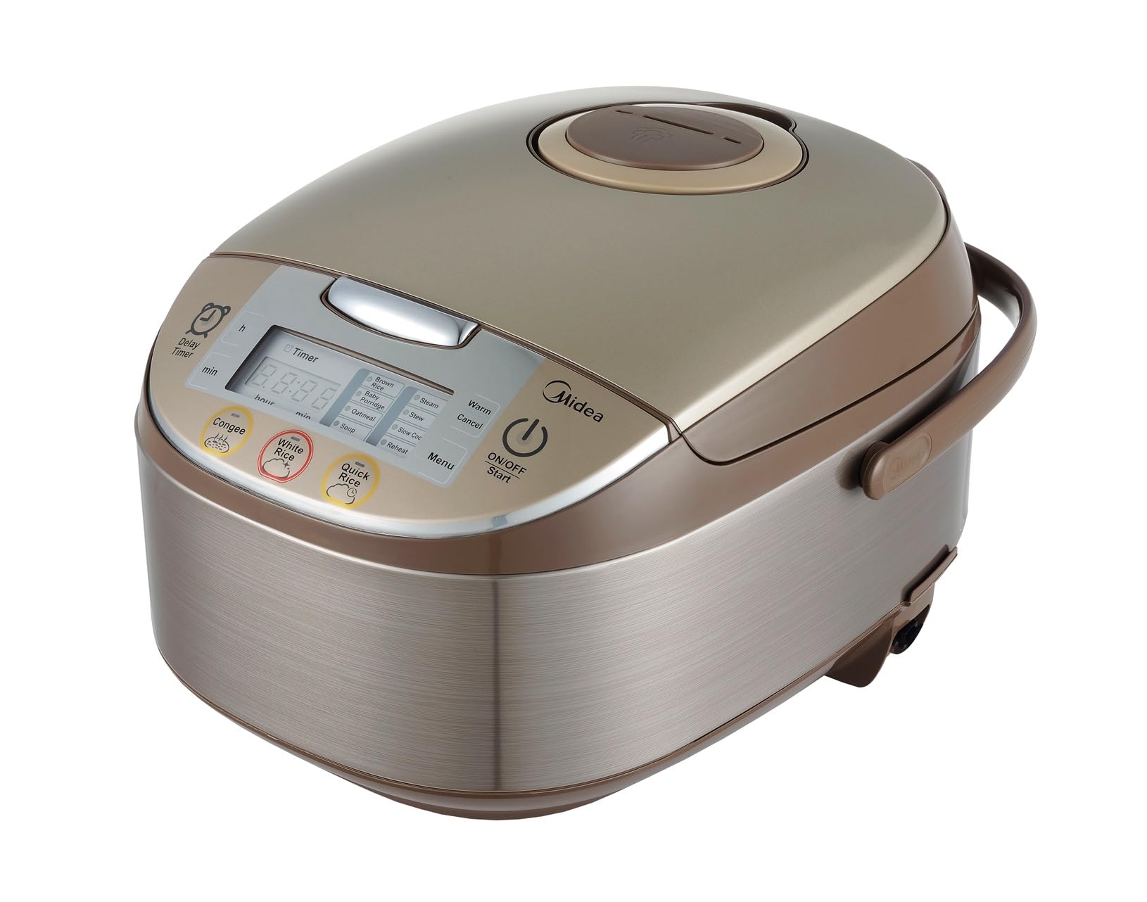 Midea Micom Rice Cooker, Digital Multi-Functional Ricer Cooker/Steamer ...
