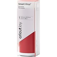 Amazon.com: Cricut Smart Permanent Matte Vinyl (5.5in x 48in, Red) for ...