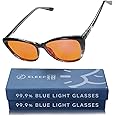 Amazon.com: Sleep ZM Blue Light Blocking Glasses for Women + Men ...