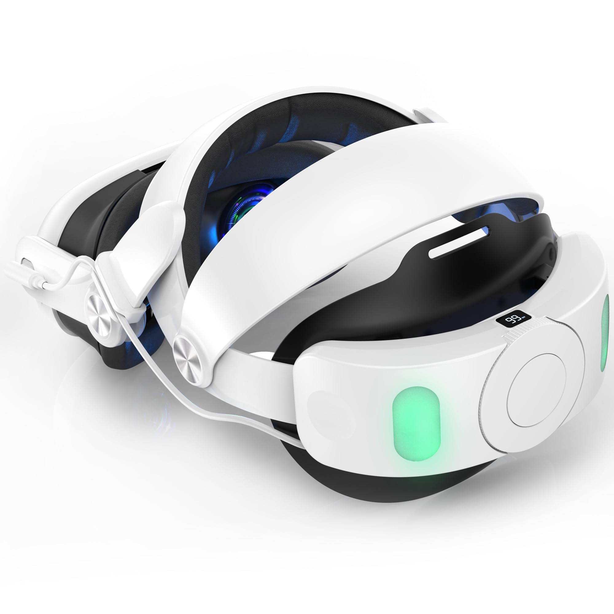 JHZWD Head Strap with Battery Pack for Meta Quest 3/ Quest 3S, 6000mAh ...