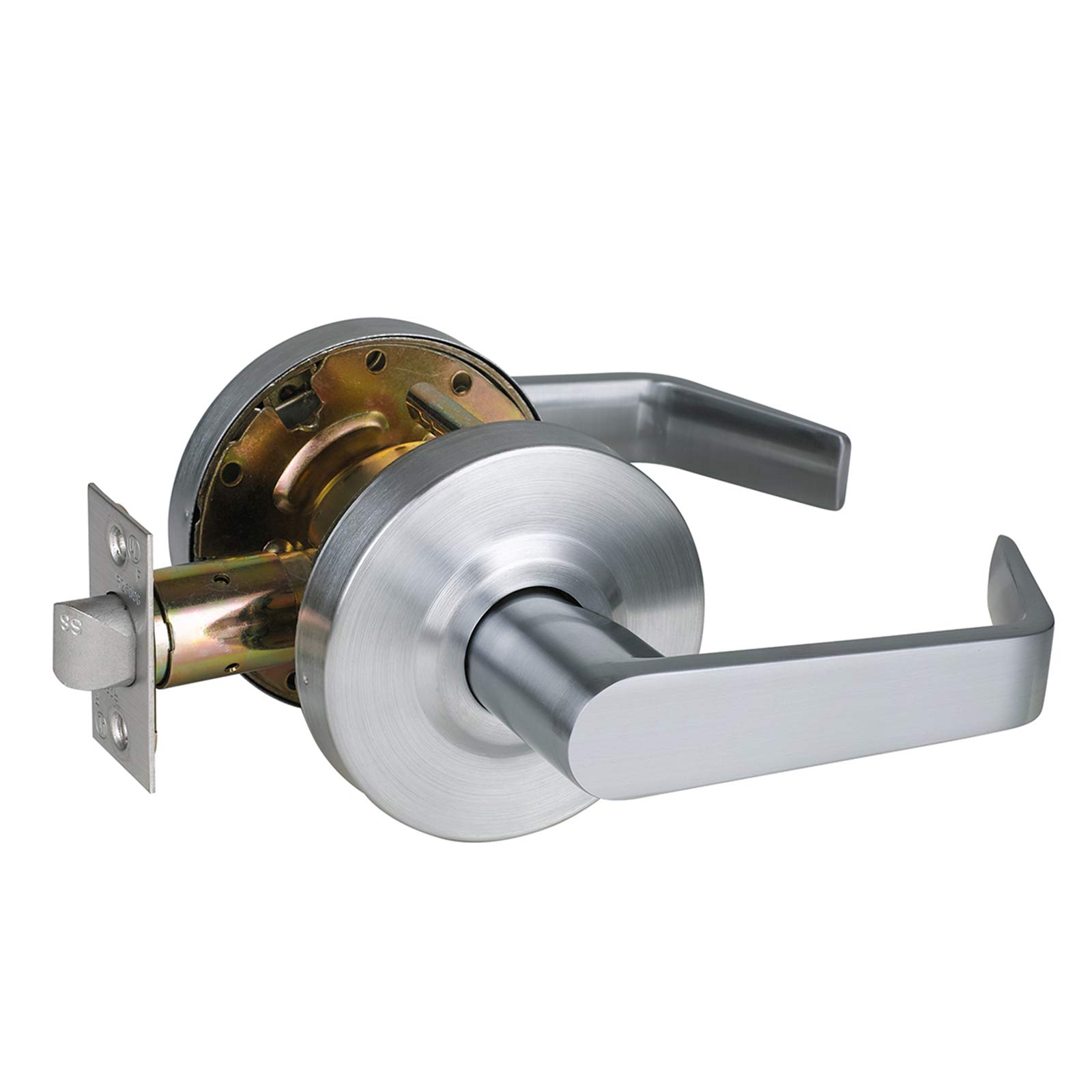 HISAFE Passage Commercial Door Locks Heavy Duty Grade 2 Lever, Non-Handed, UL 3 Hour Fire Rated ...