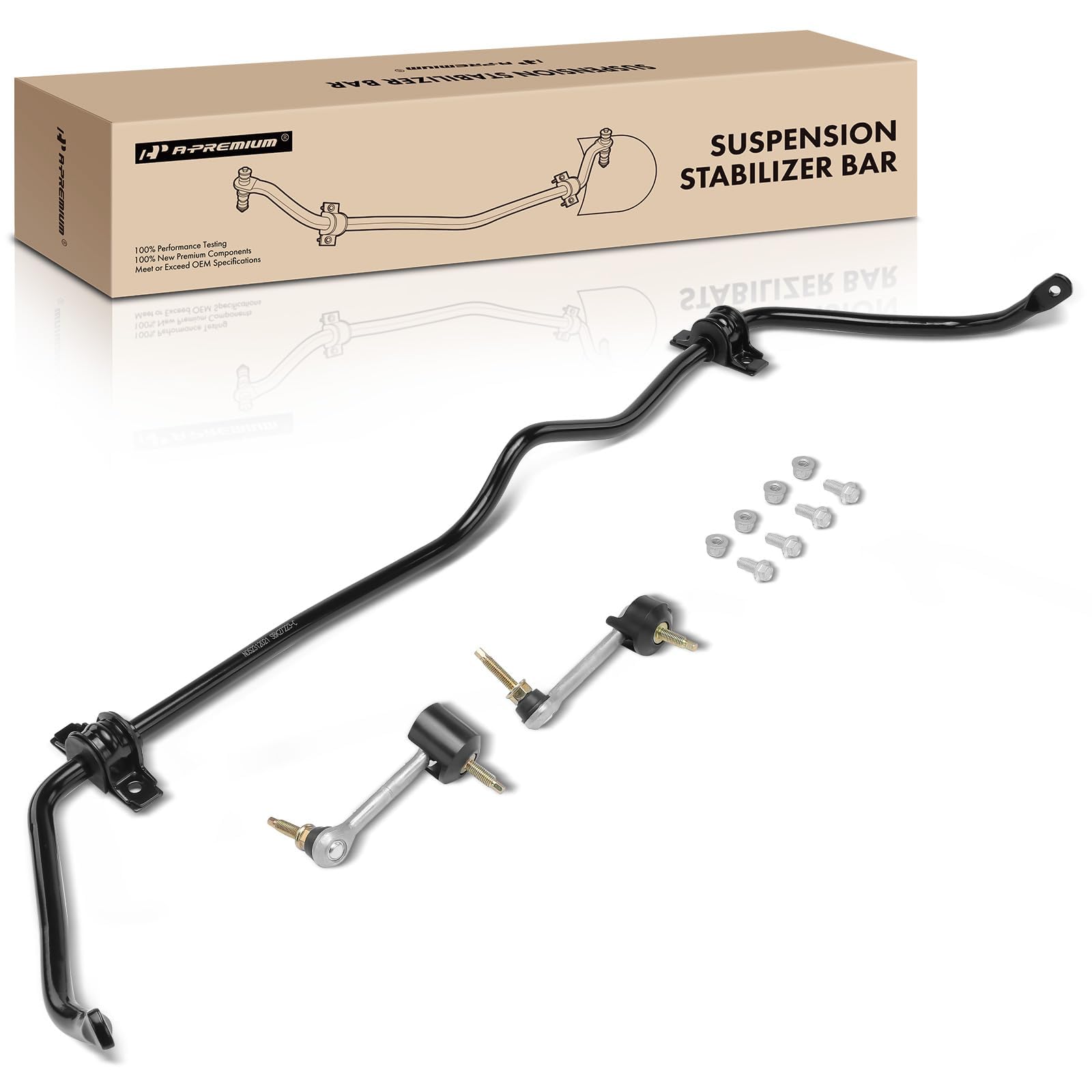 A-Premium [22mm] Rear Suspension Stabilizer Bar Kit with Sway Bar Links ...