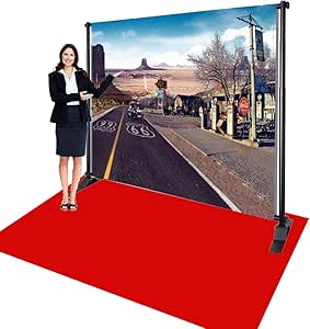 Amazon.com: Heavy Duty Backdrop Banner Stand, Thicker Professional ...