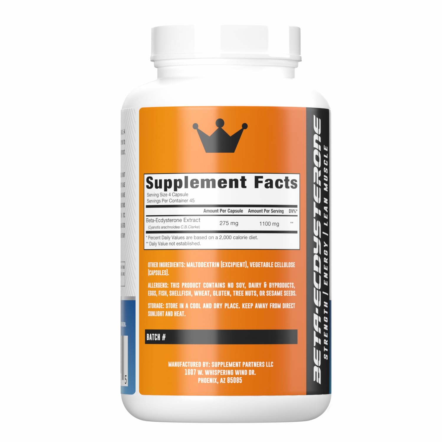 Mua Muscle Empire Beta-Ecdysterone Capsules | Beta-E 1100mg | 180 Pill ...