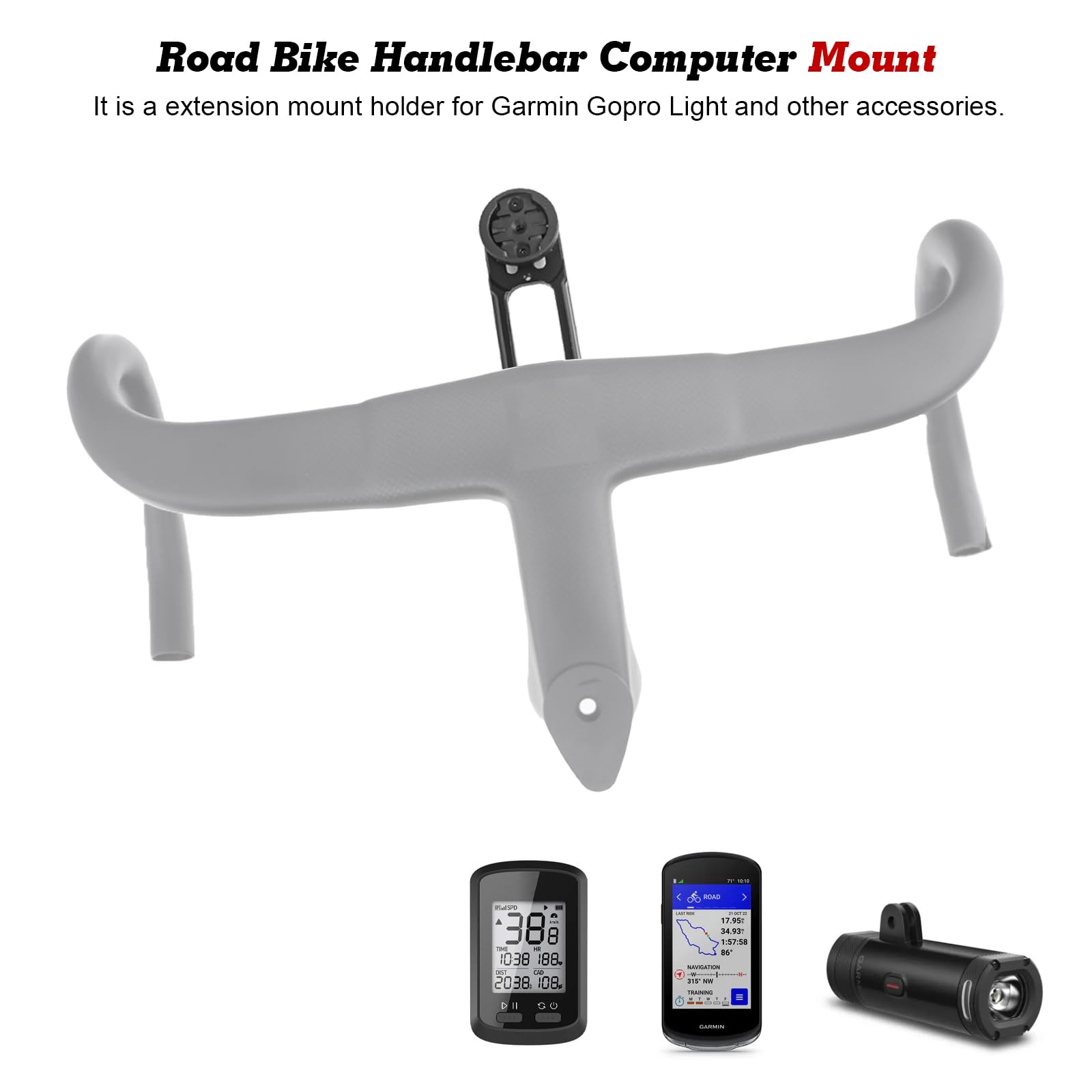 Mua Xotic Tech Out Front Bike Stem Handlebar Computer Mount Holder for ...