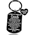 Crizaor Coach Gifts Keychain Coaches Thank You Cheer Gift Volleyball ...