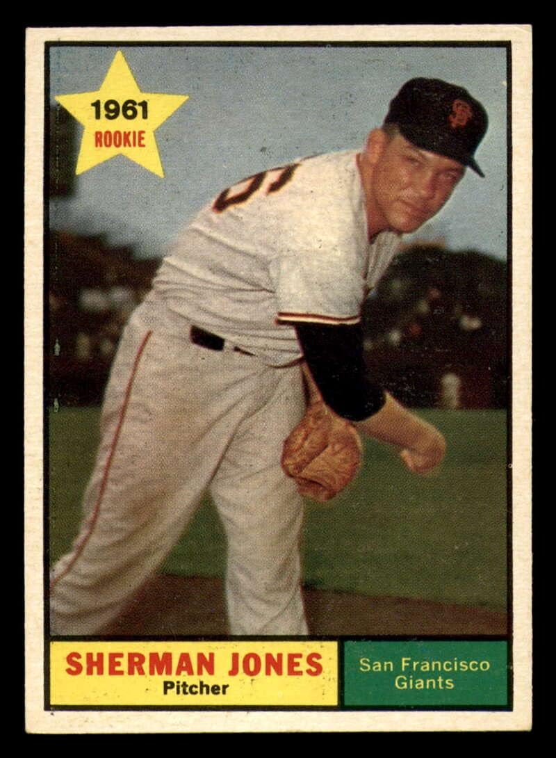 Amazon.com: Baseball MLB 1961 Topps #161 Sherman Jones UER marked RC ...