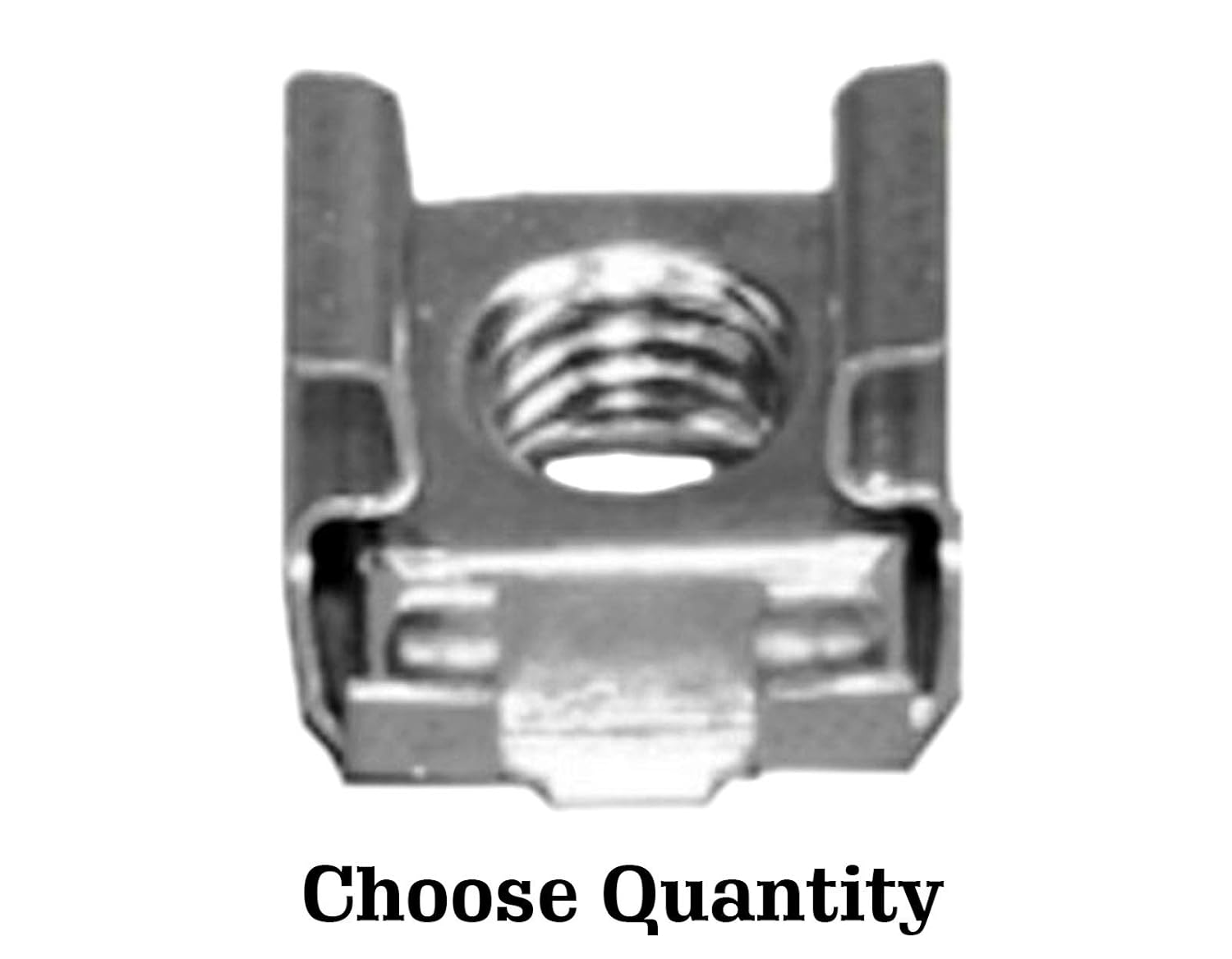 8 Zinc Plated Steel Square Cage Nuts 1/4-20 Cage Nut 1/4-20 Cage Nuts ...