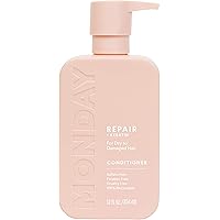 Amazon.com : MONDAY HAIRCARE Repair Shampoo 12oz for Dry to Damaged ...