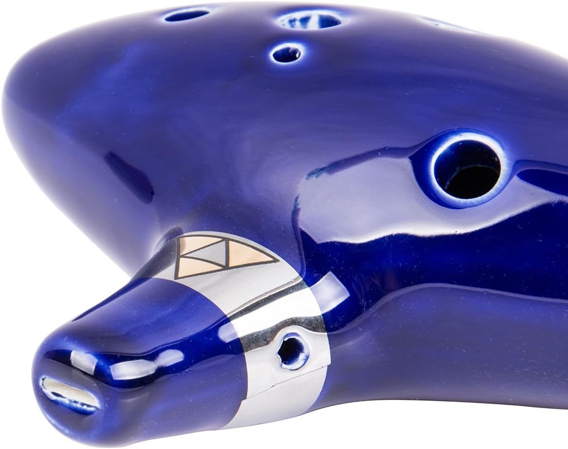 COLORMAX BLUE 12 HOLES OCARINA CERAMIC HIGH C The legend of Zelda Zelda ...