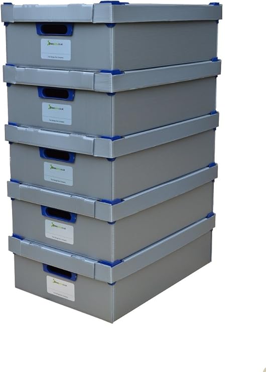 Stacking Storage Boxes - Height 150mm | Plastic Stacking Containers ...