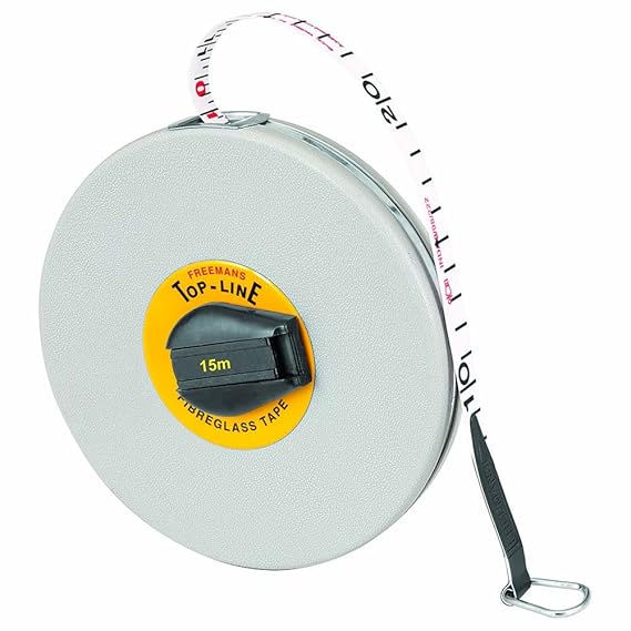 FREEMANS FT15 Fiberglass Top Line Measuring Tape - 15m: Amazon.in ...