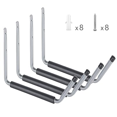 Buy Heavy Duty Garage Indoor Kayak Storage Hooks Hanger, Wall Mounted ...