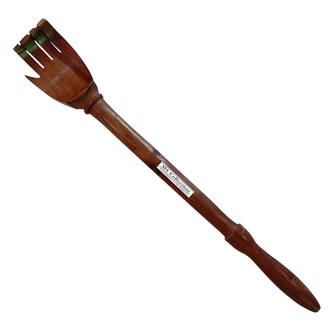 MS Collections Hand Shaped Back Scratcher (Material-Wood/Size-38.1x5x5 ...