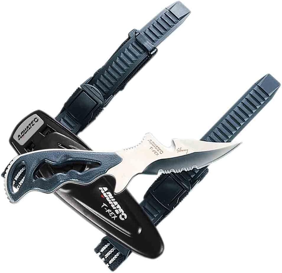 Amazon.com : Aquatec T-REX Titanium Knife KN-200T : Divers Knives And ...