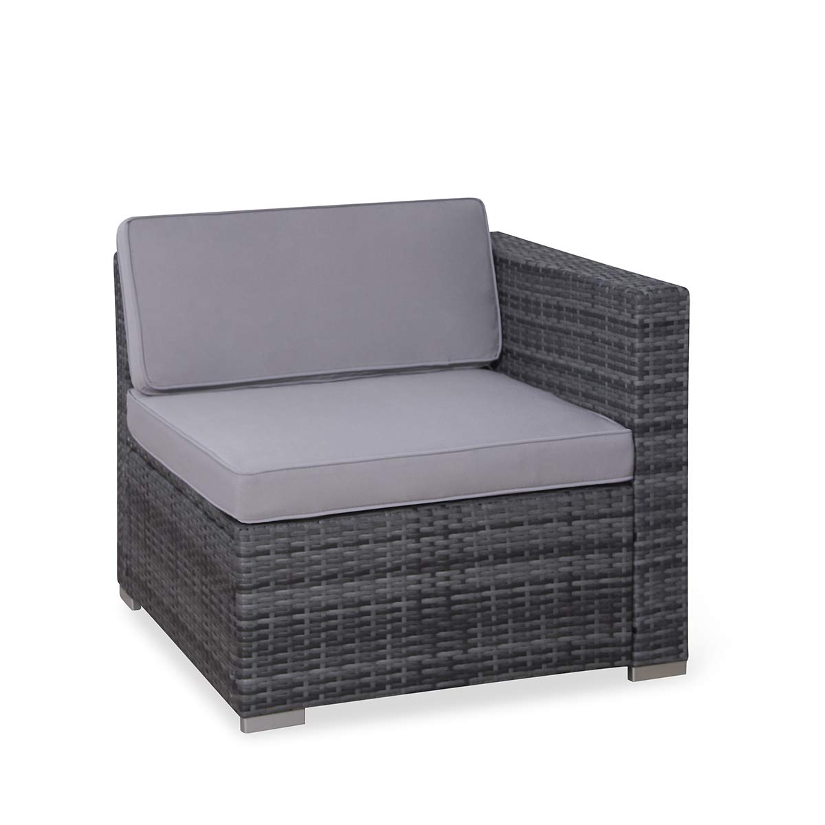 Amazon.de: SVITA Lugano Poly Rattan Lounge Garten-Set XXL Sofa-Set ...