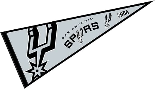 Amazon.com : WinCraft San Antonio Spurs Pennant Full Size 12" X 30 ...
