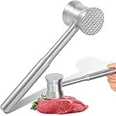 Amazon.com: Aihomo Meat Tenderizer Mallet 304 Stainless Steel, Dual ...