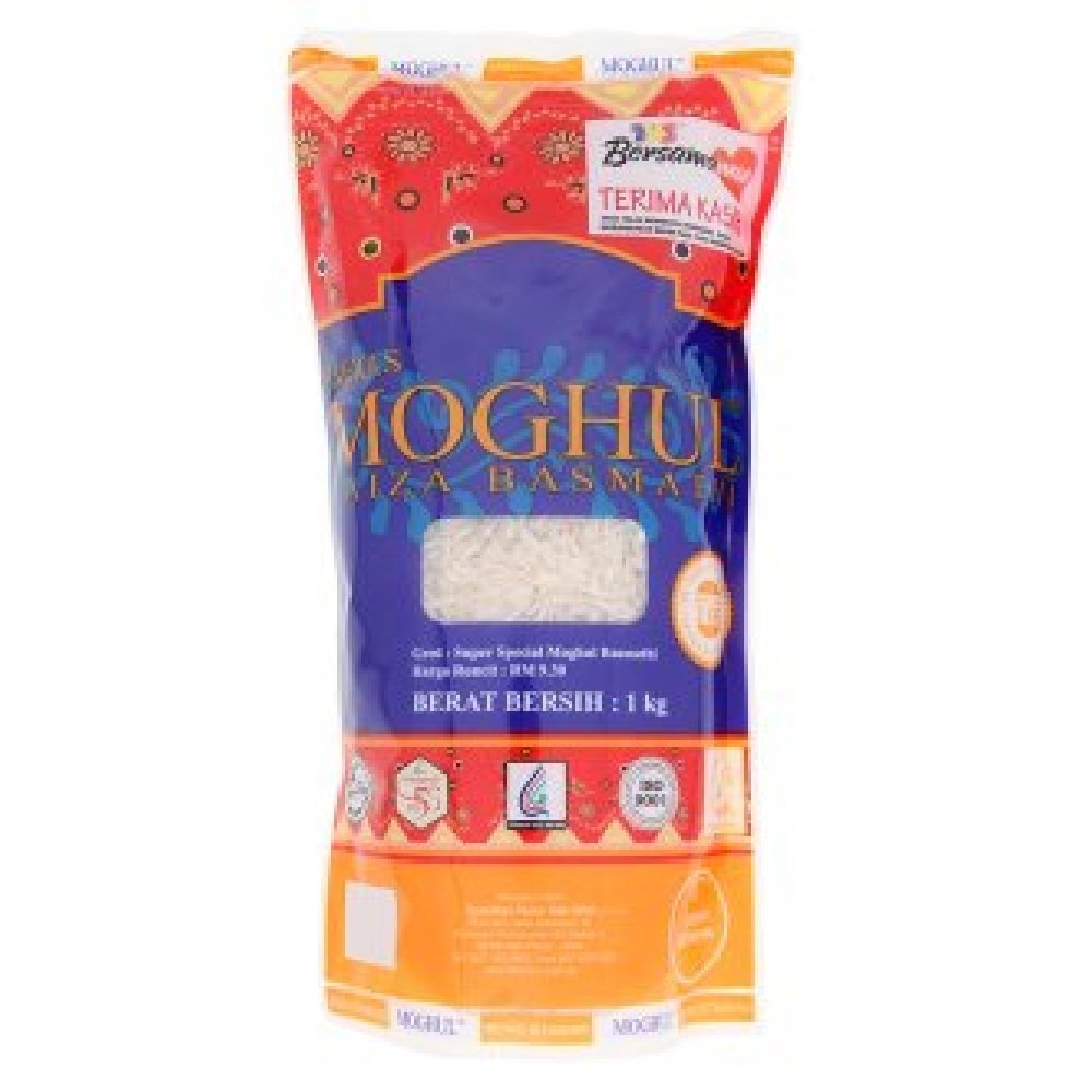 Amazon.com : Moghul Faiza Basmathi Rice (628MART) (1 Kg) : Grocery ...
