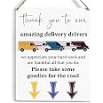 Amazon.com: Vintage Delivery Driver Thank You Sign, Delivery Driver ...