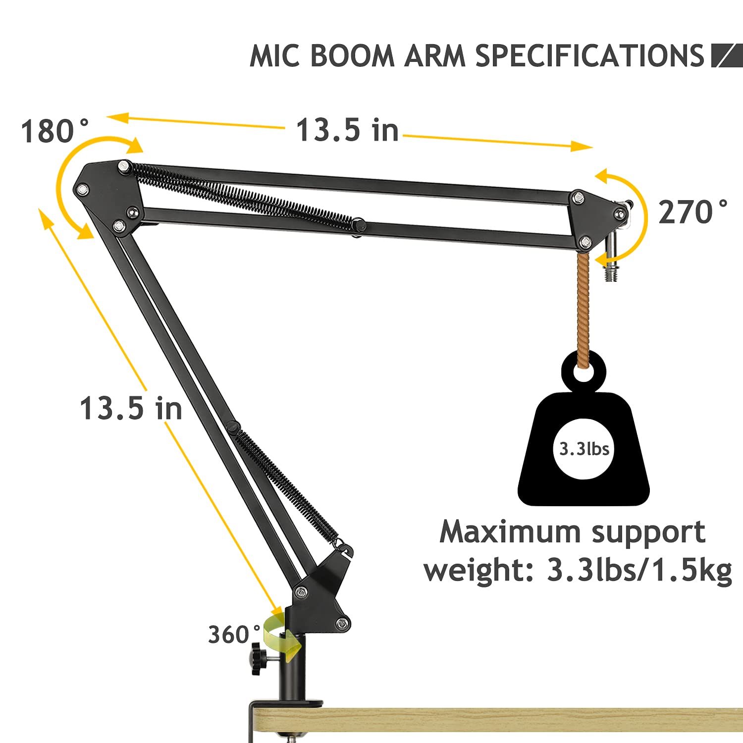 Mua Mic Stand with Metal Shock Mount, Pop Filter, Suspension Scissor ...