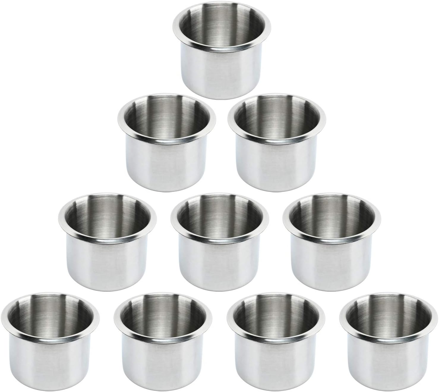 Amazon.com : Amarine Made 10 Drop-in Stainless Steel Cup Holder, Fits ...