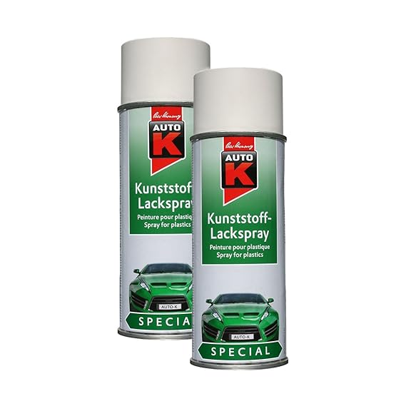 Kwasny 2 x 233 094 Auto-K Special Kunststoff-Lackspray Weiß 400ml ...