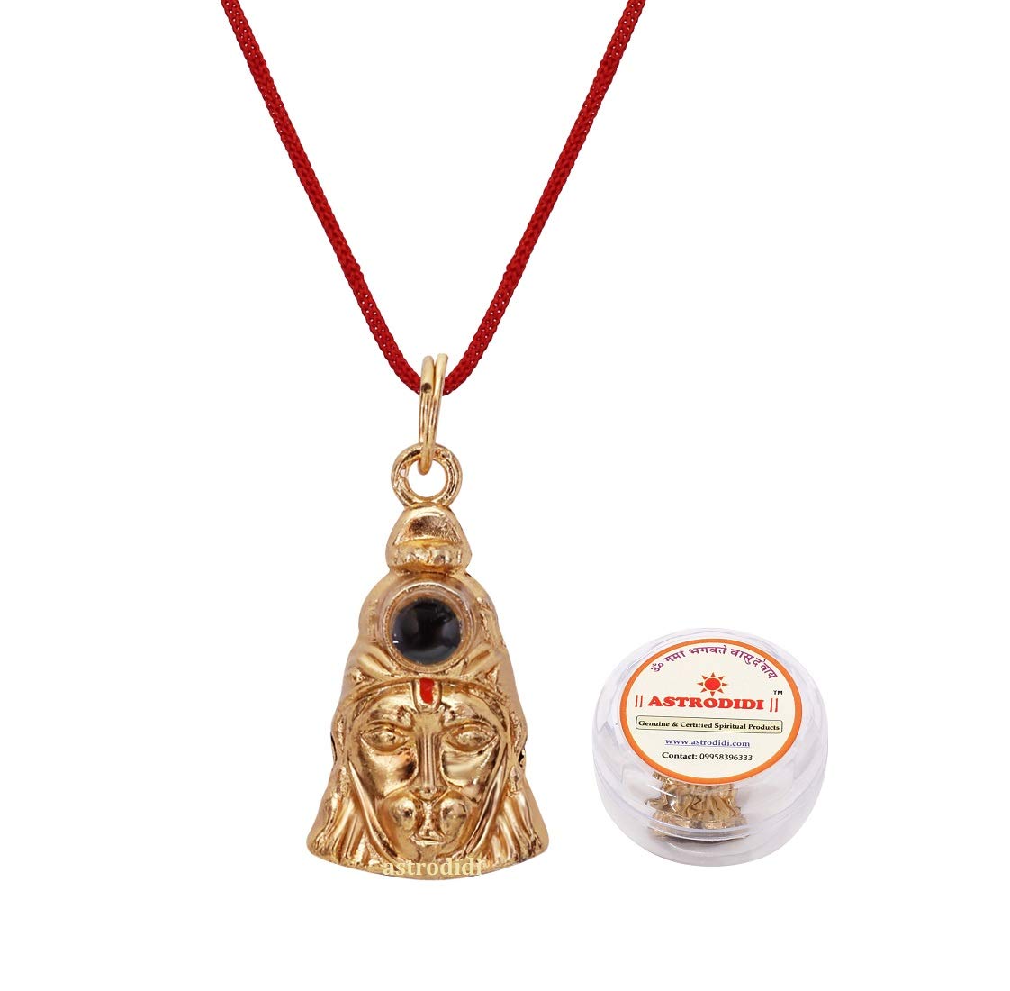 Astrodidi Golden Zinc Hanuman Chalisa Locket Standard Size | Desertcart ...