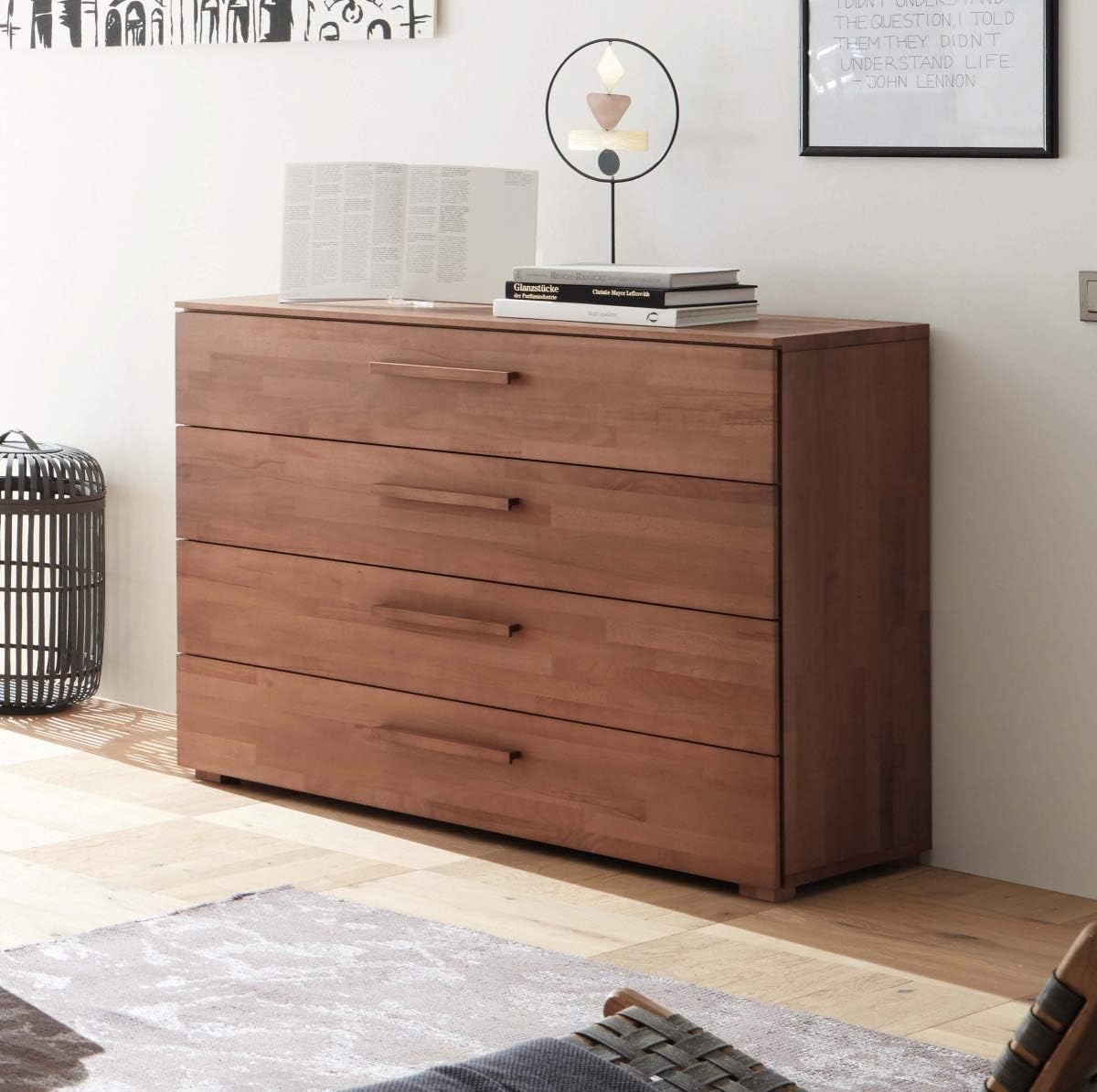 Hasena Wood Line Kommode Covaro Buche walnuss: Amazon.de: Küche & Haushalt