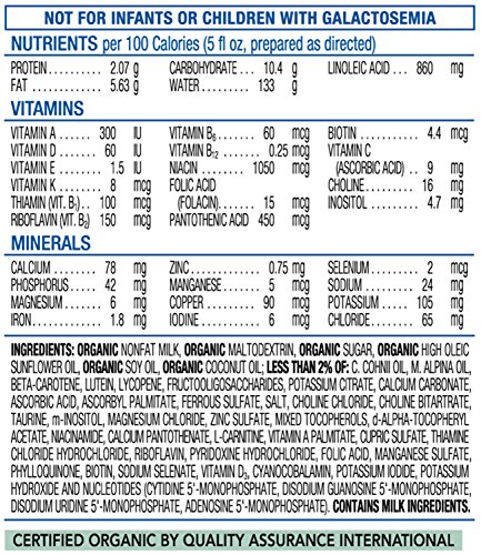 Similac Organic Formula Nutrition Facts | Besto Blog