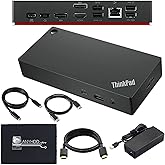 Amazon.com: 40B00300US Lenovo Docking Station USB C Bundle - 1 Year ...