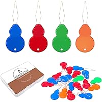 Amazon.com: BEADNOVA Needle Threaders 20pcs Plastic Sewing Needle ...