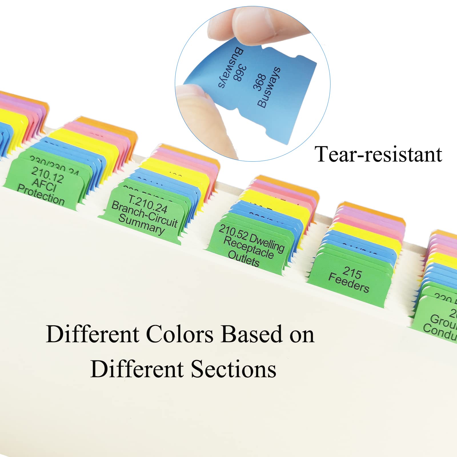 Mua 2023 NEC Code Book Tabs, 124 Printed Tabs with 16 Blank Ones, Color ...