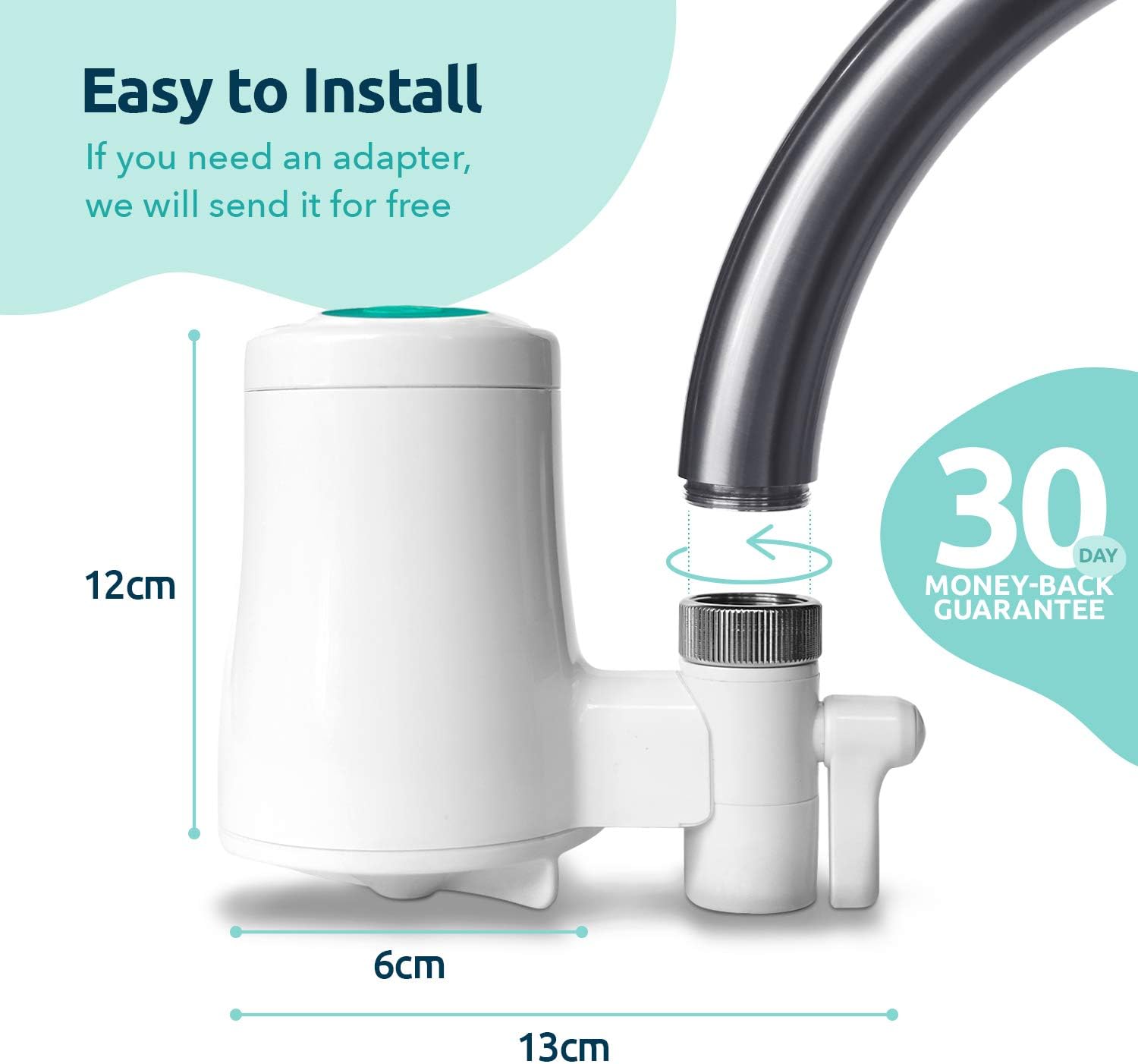 TAPP Water TAPP 2 Click – Sustainable Tap Water Filter System with ...