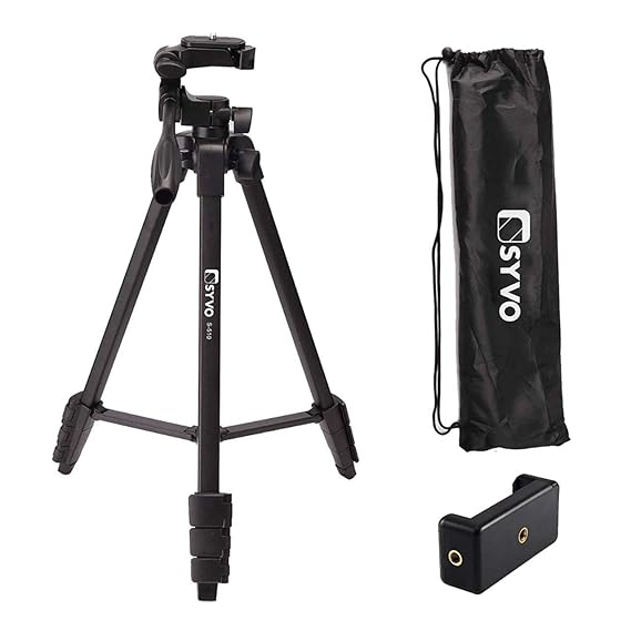 Buy Syvo S-510 PRO (55-Inch) Aluminium Tripod, Universal Lightweight ...