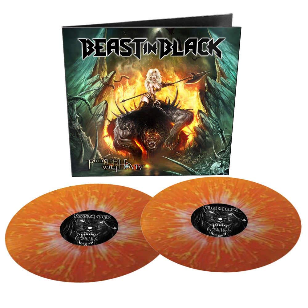 BEAST IN BLACK - From Hell With Love - Vinyl 2-LP orange splatter ...